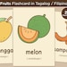 Tagalog Fruits Flashcards With English Translation, Filipino Printable ...
