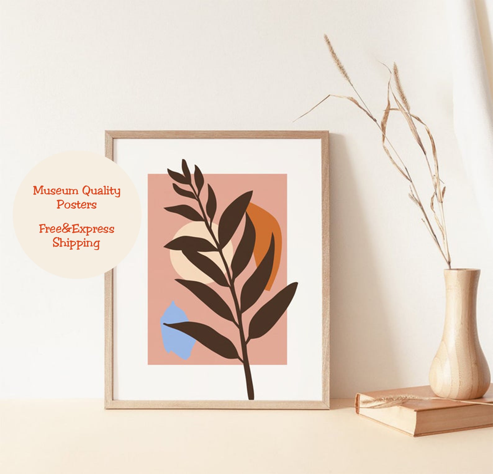 Floral Print Set of 3 , Abstract Prints , Botanical Wall Art , Floral ...