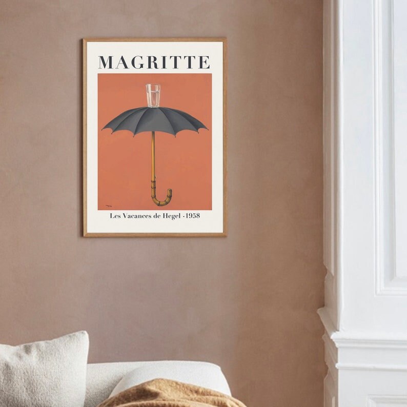 Set of 3 Prints , René Magritte Poster , Magritte Lovers Print ...