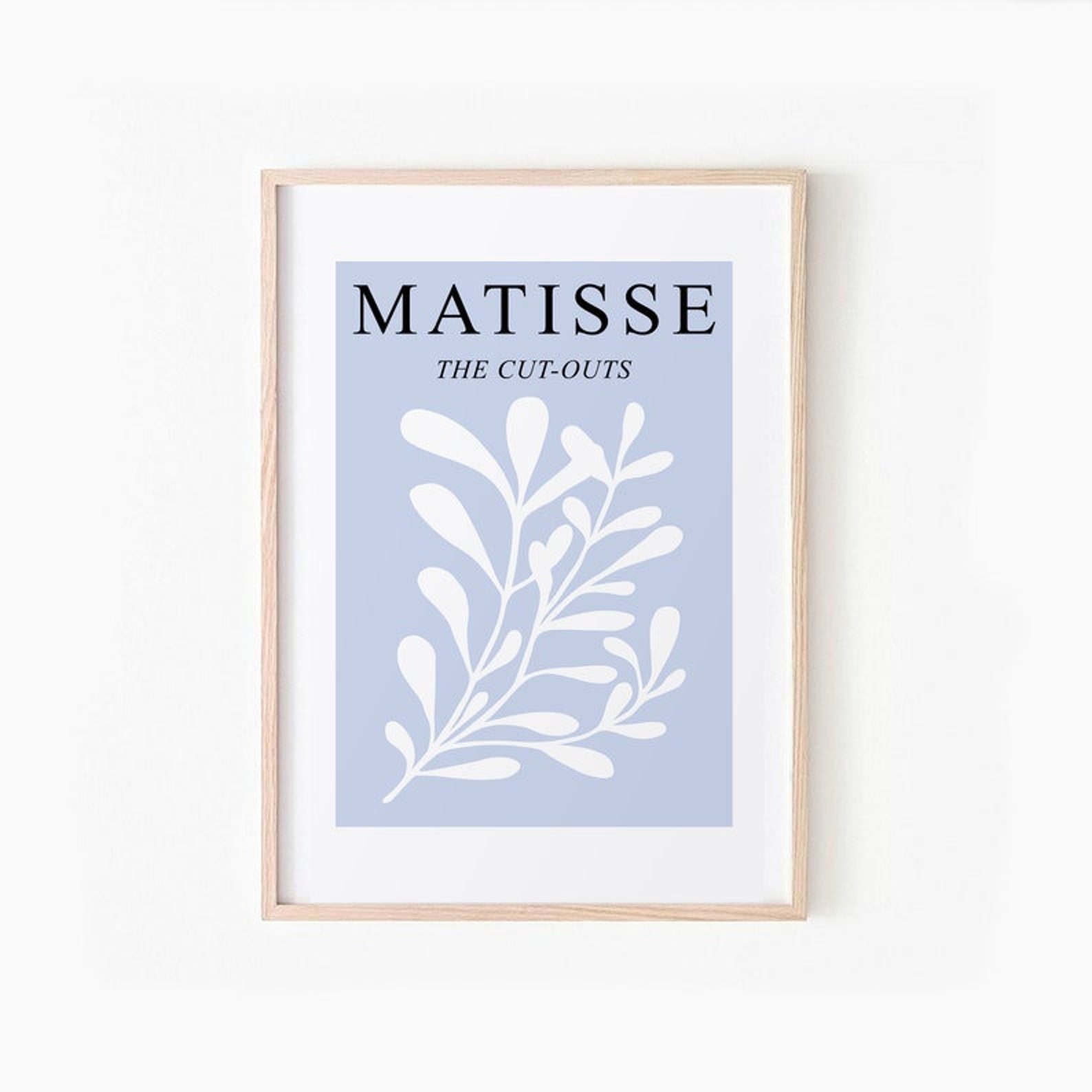 Baby Blue Matisse Print Set of 3 , Abstract Wall Art , Henri Matisse ...