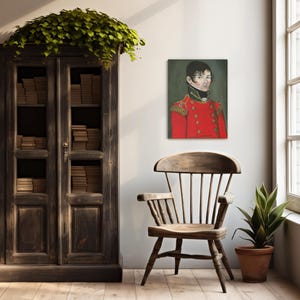 Portrait of a Canadian Military Officer - Early 19th Century, Antique ...