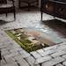 The Fox Hunt Floor Rug, Farmhouse Vintage Chic, Antique Decor, Handmade ...