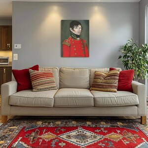 Portrait of a Canadian Military Officer - Early 19th Century, Antique ...