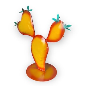 Metal Nopal Cactus Sculpture (mini) - Etsy