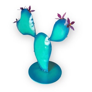 Metal Nopal Cactus Sculpture (mini) - Etsy