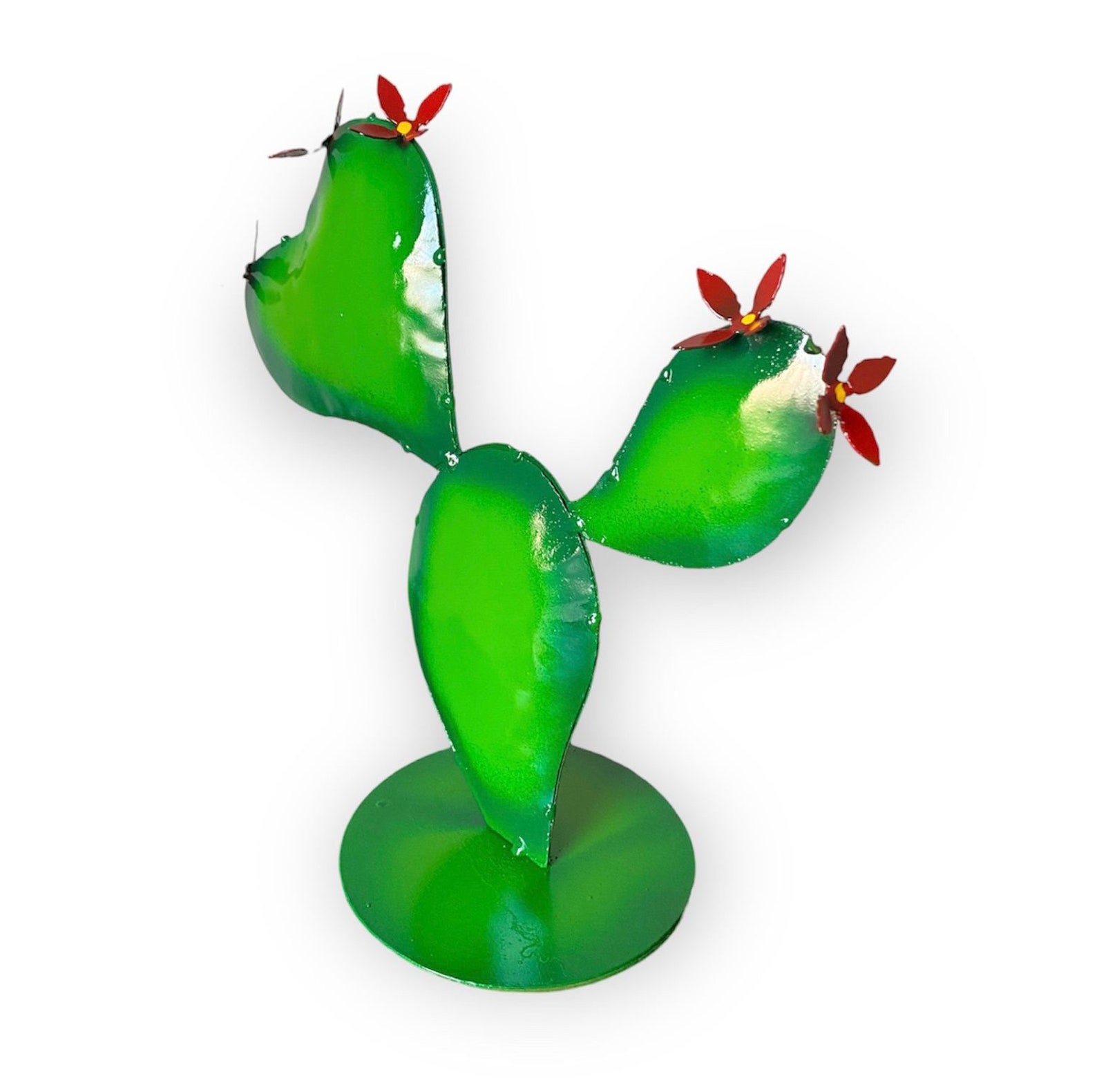 Metal Nopal Cactus Sculpture (mini) - Etsy