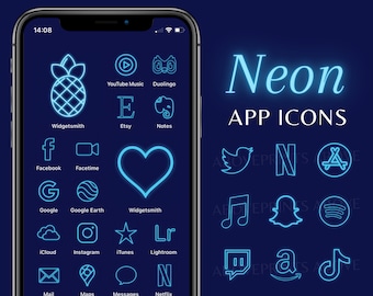 Ios 14 Icons Blue - Etsy