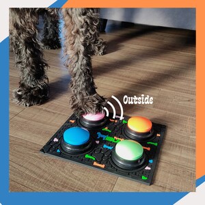 Magnetic Dog Talking Button Set–dog Buttons for Communication | 4 ...