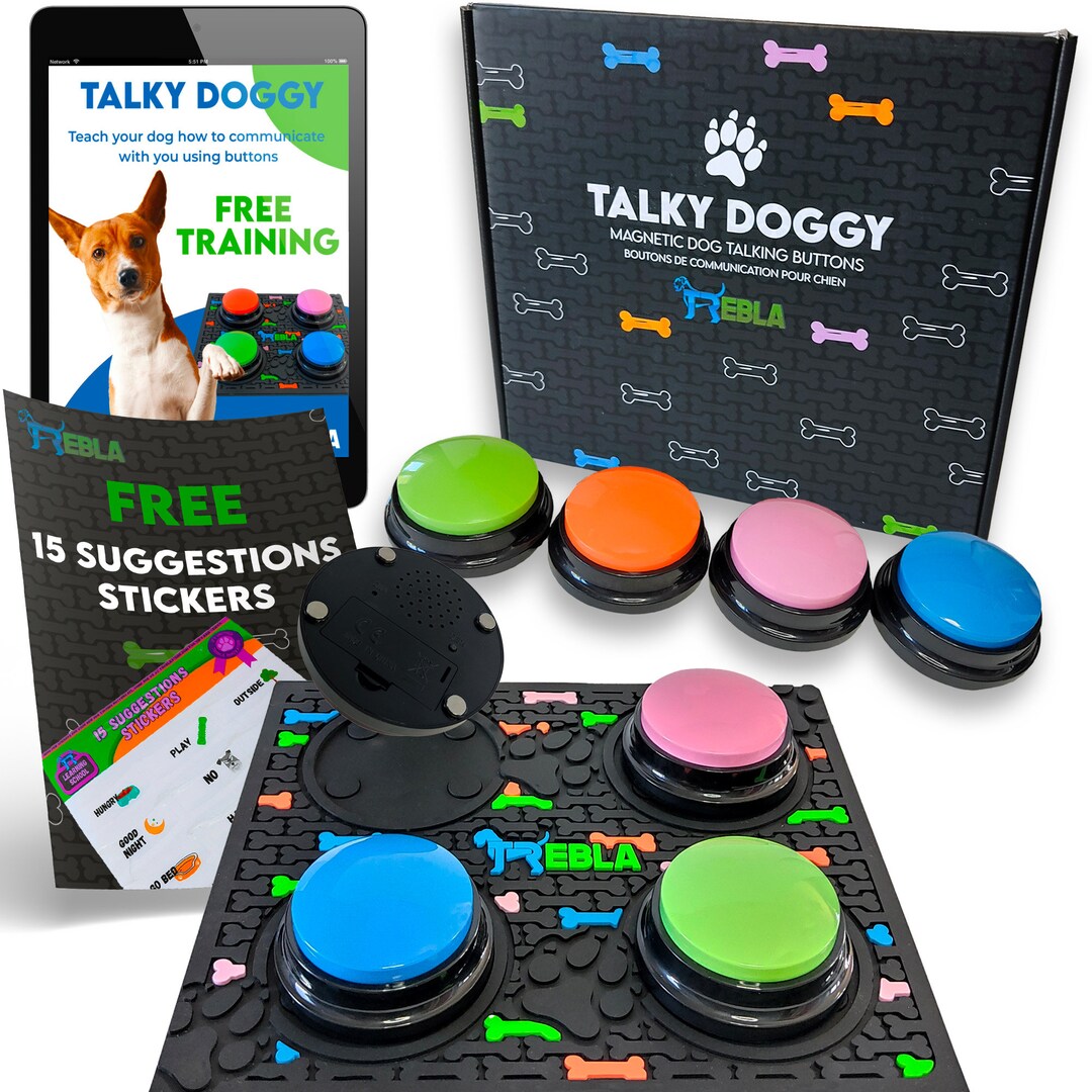 Magnetic Dog Talking Button Setdog Buttons for Communication - Etsy