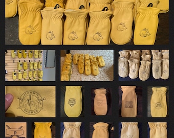 Leather Mittens - Etsy