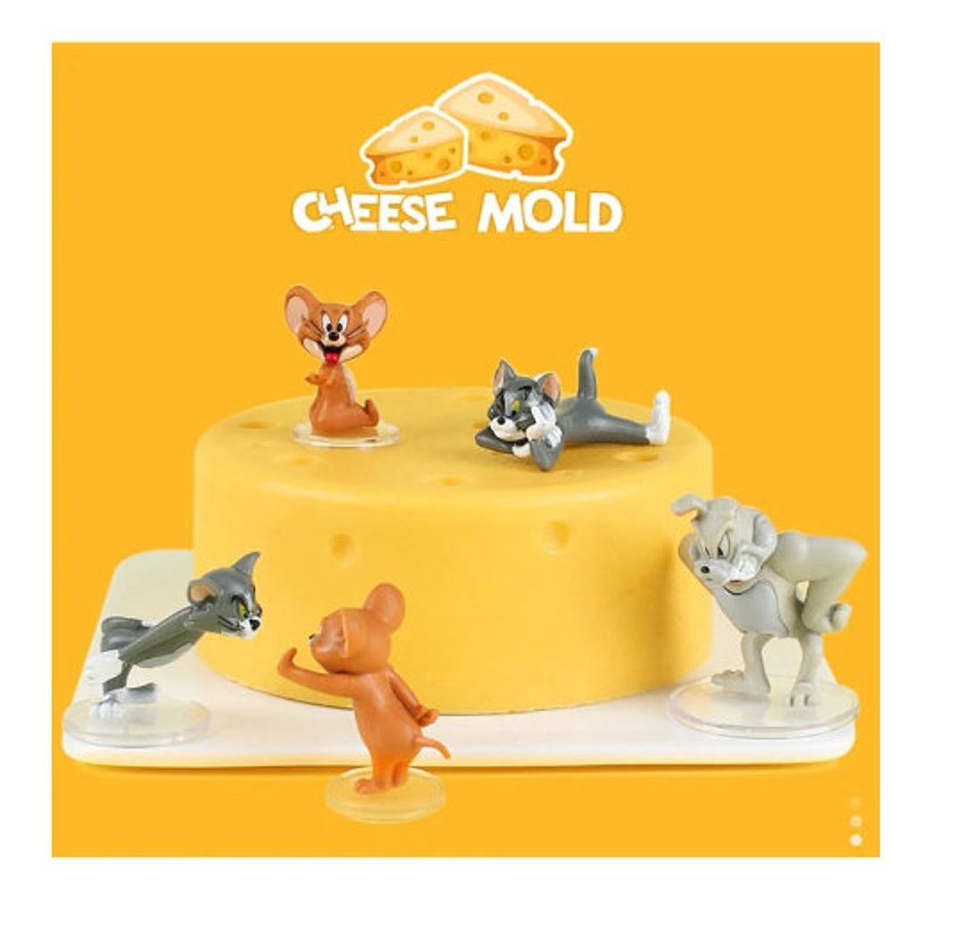 Tom & Jerry Cake Topper 5pcs Set - Etsy