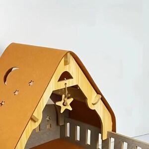 Universal Wooden Pet Cat and Dog House (brown) - Etsy