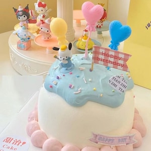 Pochacco Cake Topper Set - Etsy