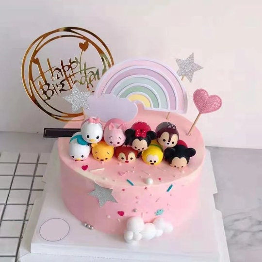 Tsum Tsum 10-piece Set Cake Topper Set - Etsy