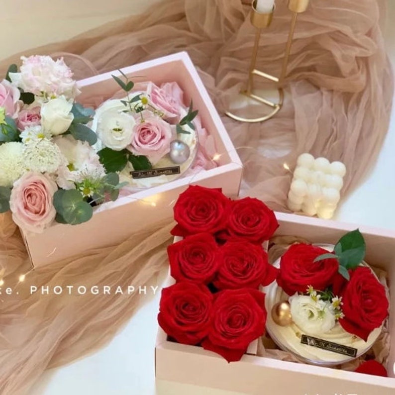 Pink Gift Box - Etsy