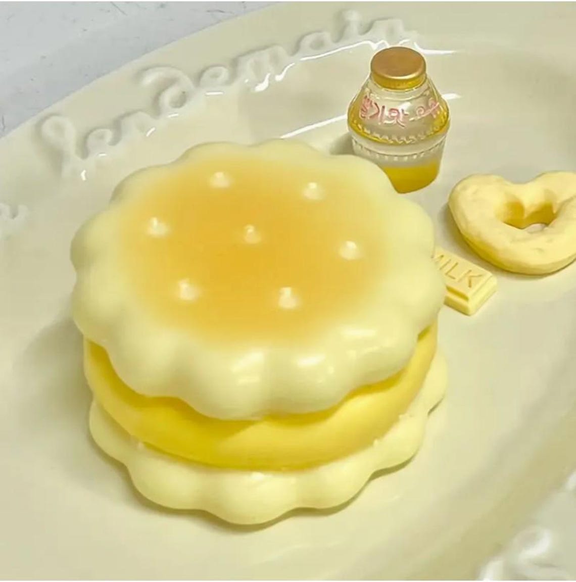 2pcs/set Lace Sandwich Cookie Style Cake/chocolate/mousse/jelly/pudding ...