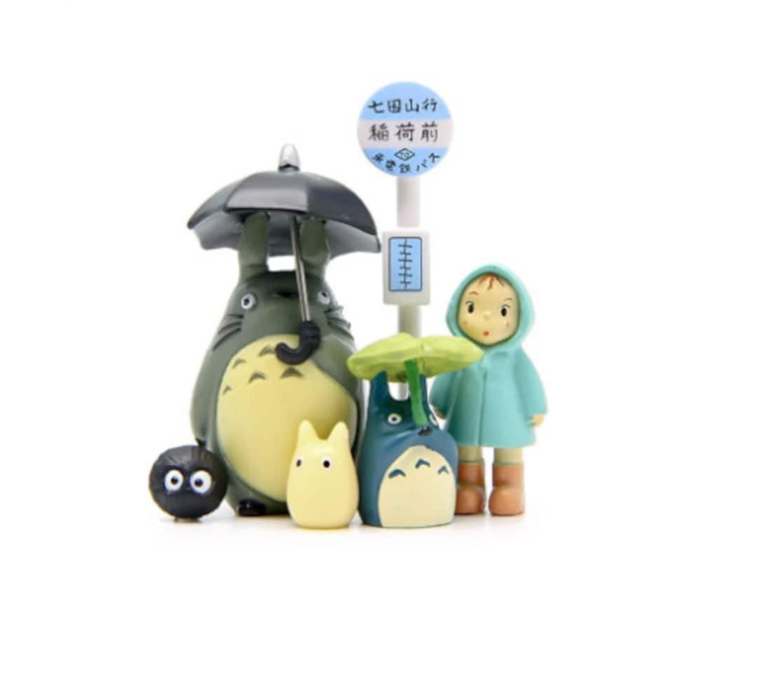 Totoro Cake Topper Set - Etsy