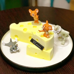 Tom & Jerry Cake Topper 5pcs Set - Etsy