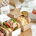 Sandwich Packaging Box (10 Sets) - Etsy
