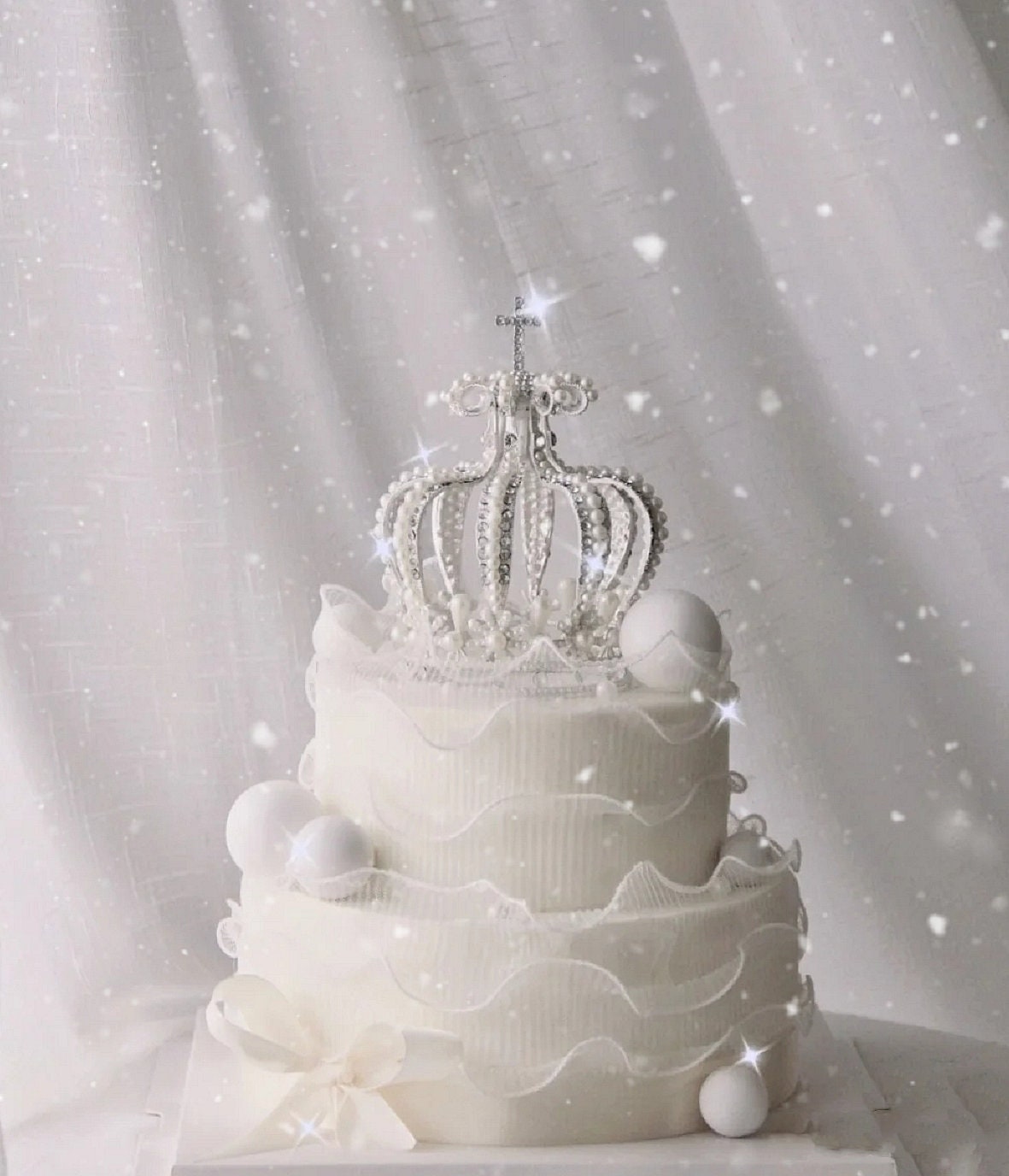 Noble Cross Crown Cake Topper Set - Etsy