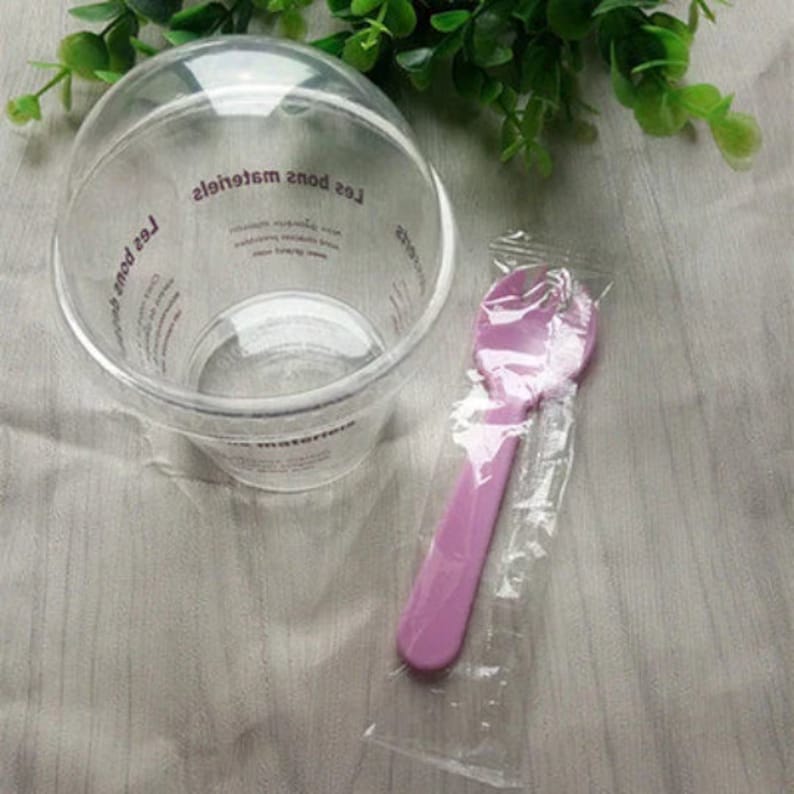 Disposable Dessert Cake Cups With Lids & Spoons 200ml 20pcs Set - Etsy