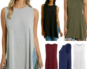 Side Slit Shirt - Etsy