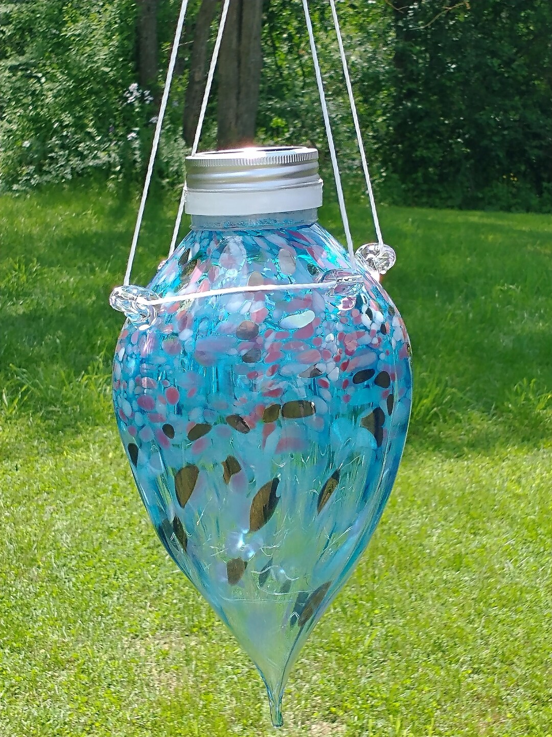 Glass Solar Lantern Solar LED Lantern Glass Solar Light Solar Lighting ...