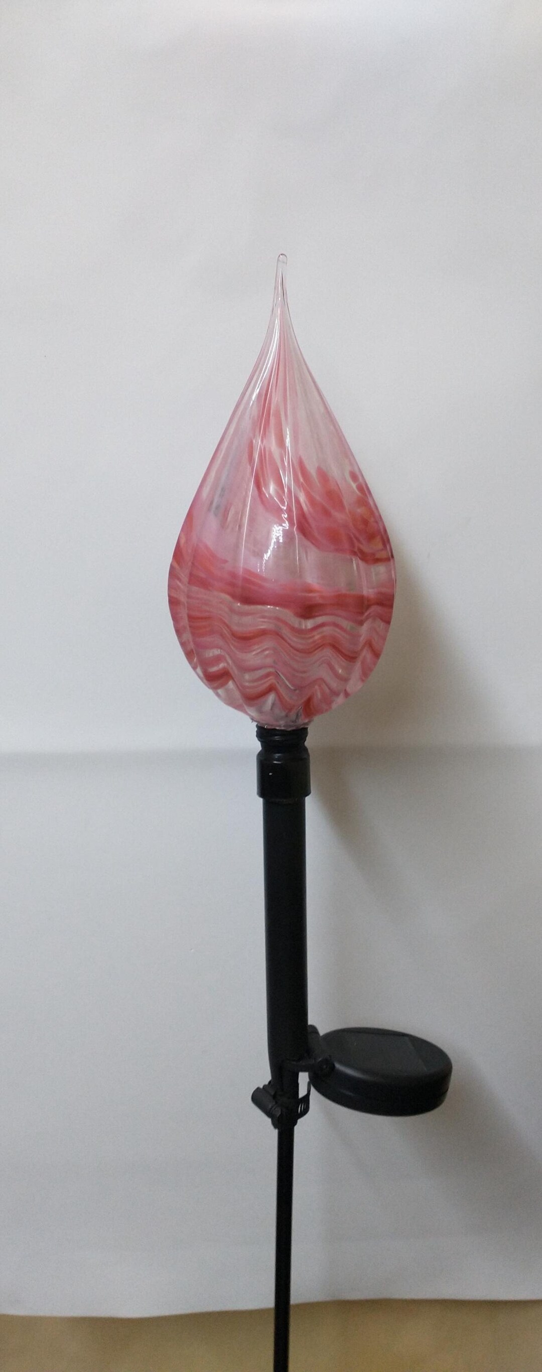 Flame Glass Solar Light Color Changing Solar Lights Outdoor Lights LED ...