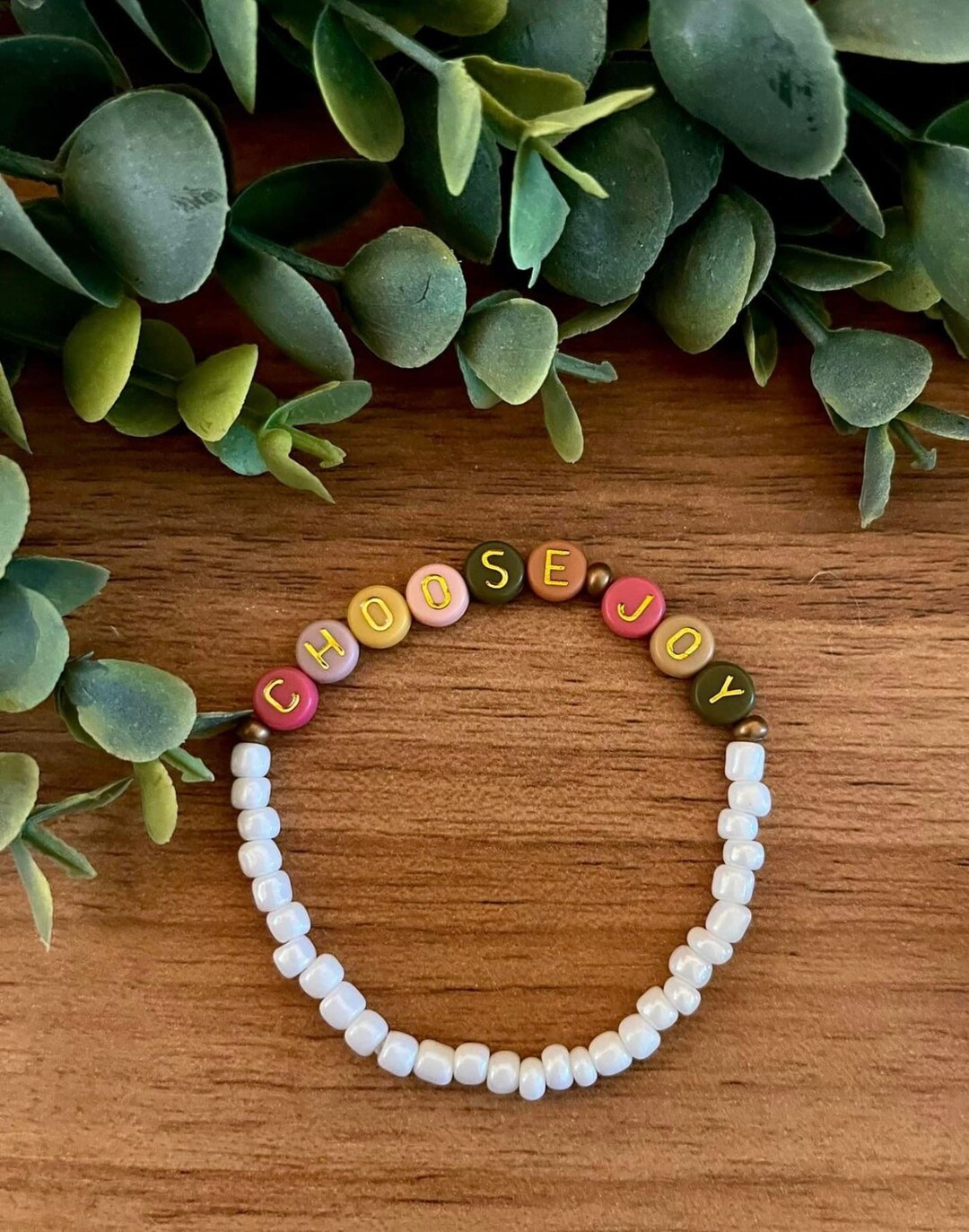 Positive Affirmation Beaded Bracelet - Etsy