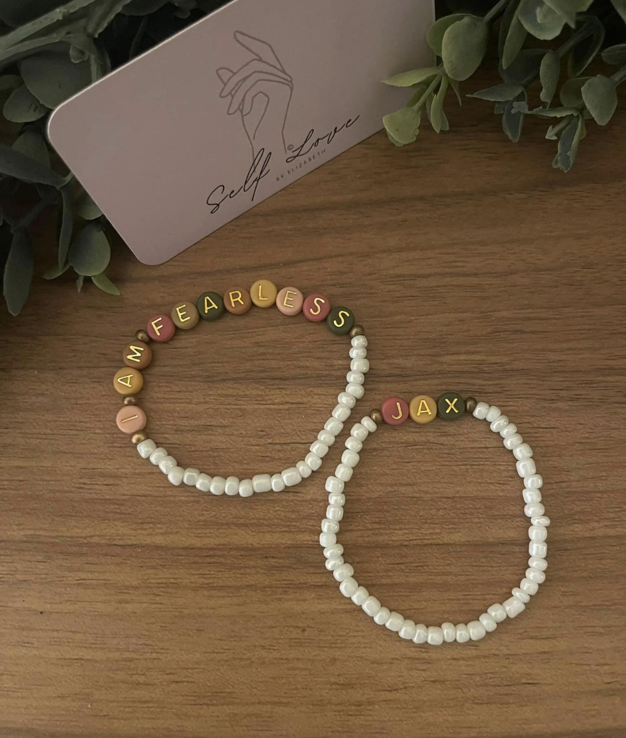 Positive Affirmation Beaded Bracelet - Etsy