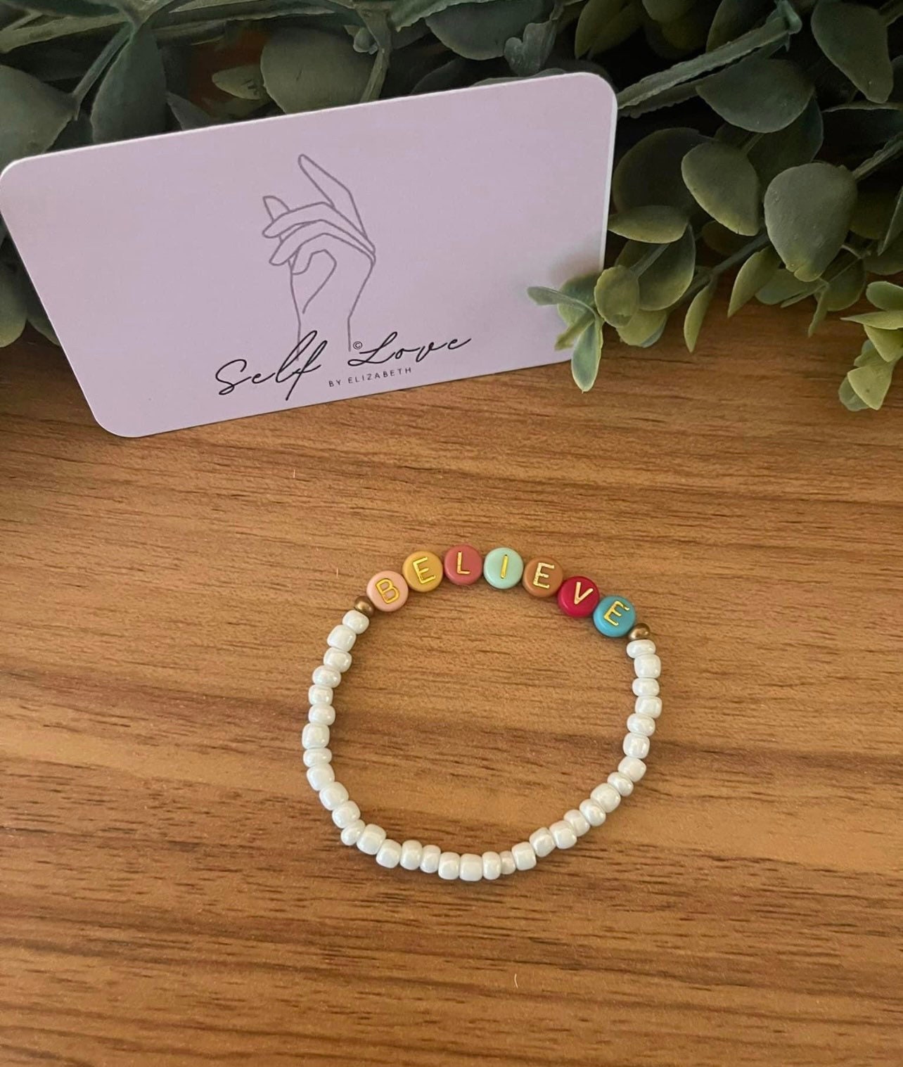 Positive Affirmation Beaded Bracelet - Etsy