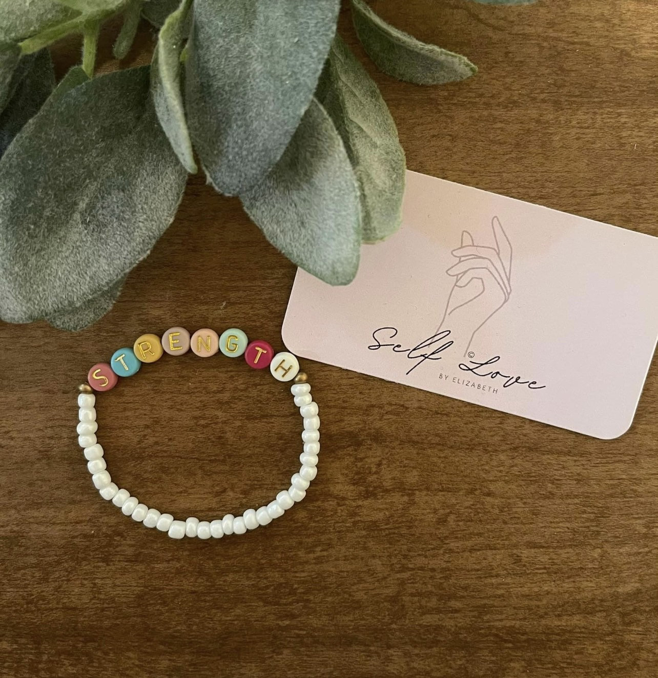 Positive Affirmation Beaded Bracelet - Etsy