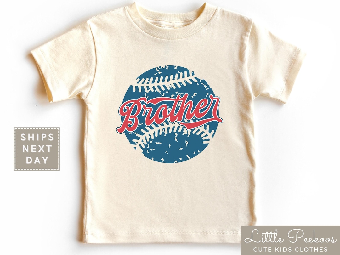 Baseball Brother Natural Toddler Shirt, Vintage Baseball Champ Baby ...