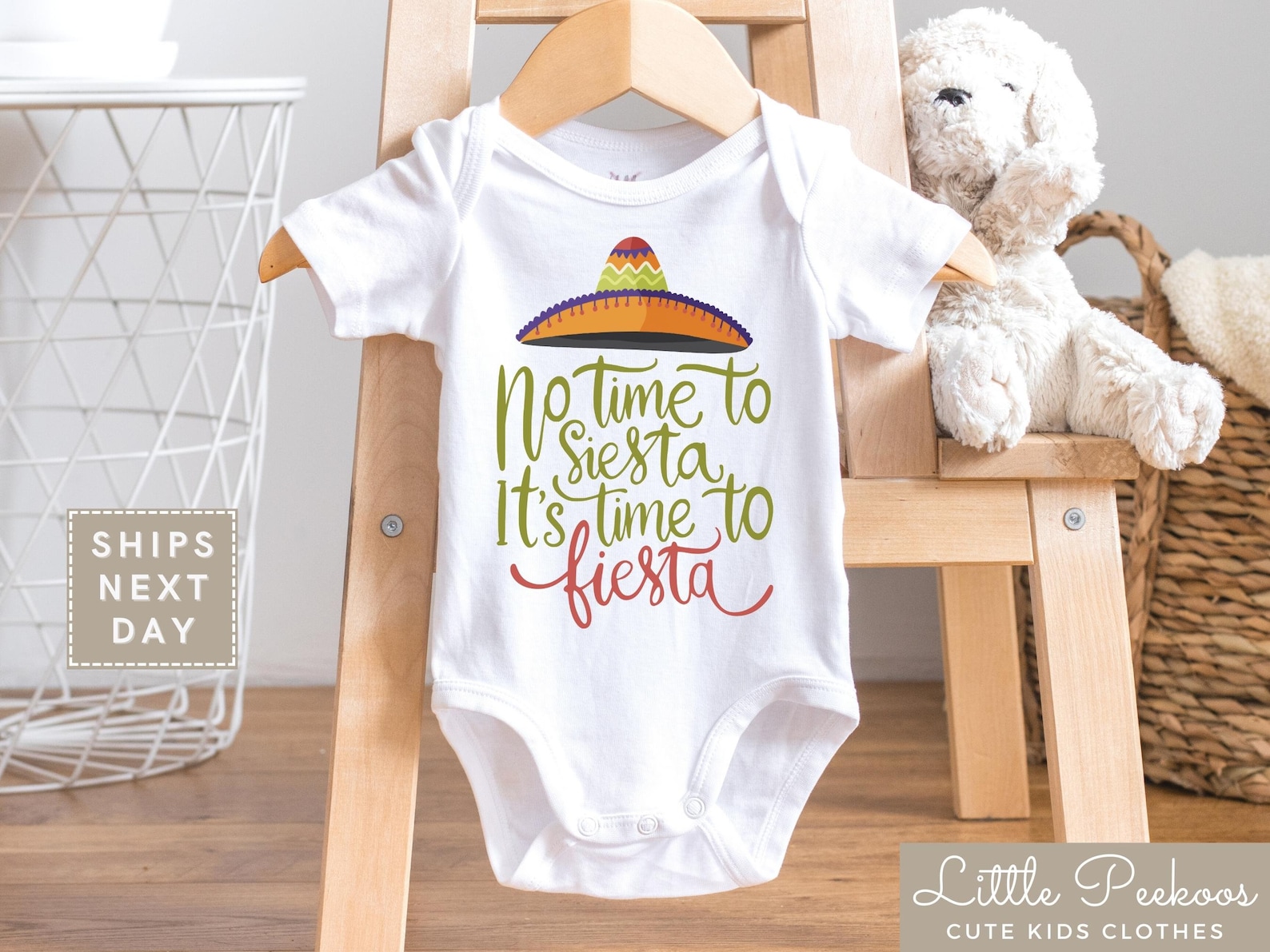 No Time to Siesta It's Time to Fiesta Toddler Shirt, Cute Cinco De Mayo ...
