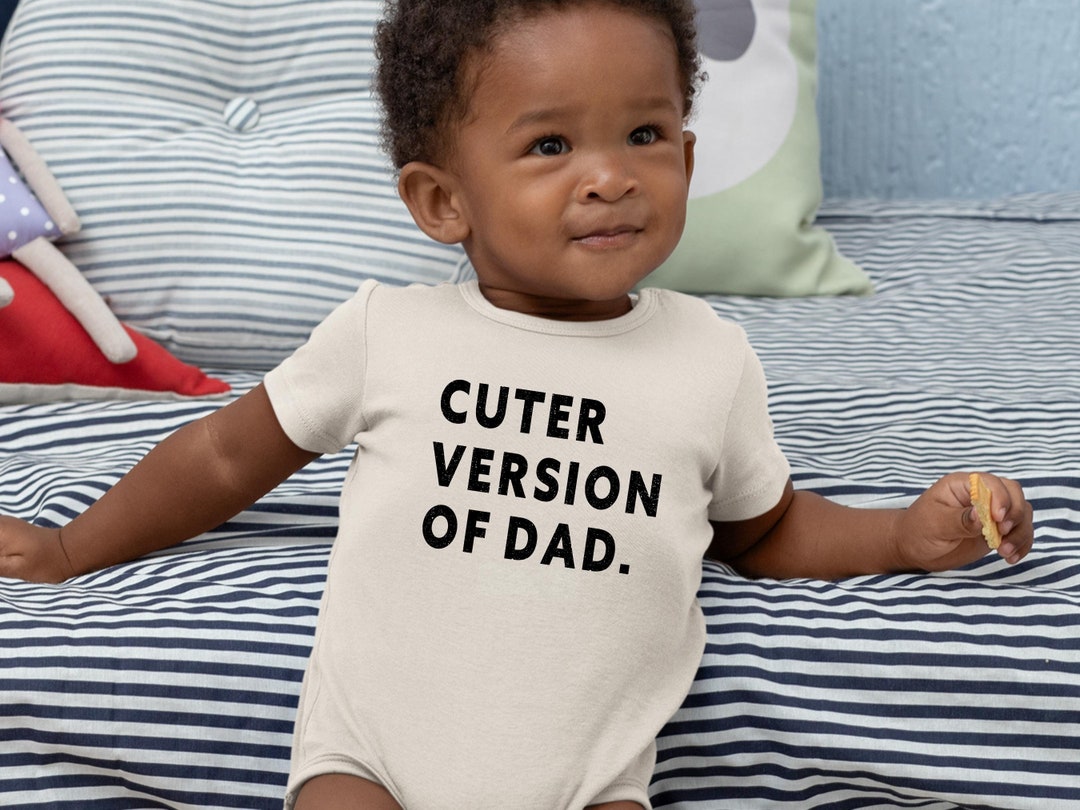 Cuter Version of Dad Baby Onesie®, Fathers Day Natural Toddler Shirt ...