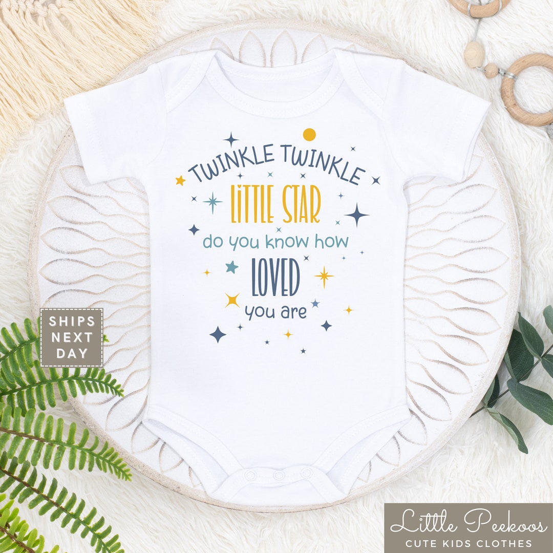 Twinkle Twinkle Little Star Baby Onesie®, Do You Know How Loved You Are ...
