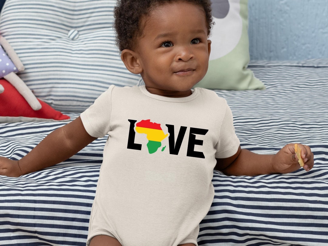 Love Africa Natural Baby Onesie®, Black History Month Toddler Shirt ...