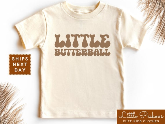 Little Butterball Retro Natural Toddler Shirt Fall Season - Etsy