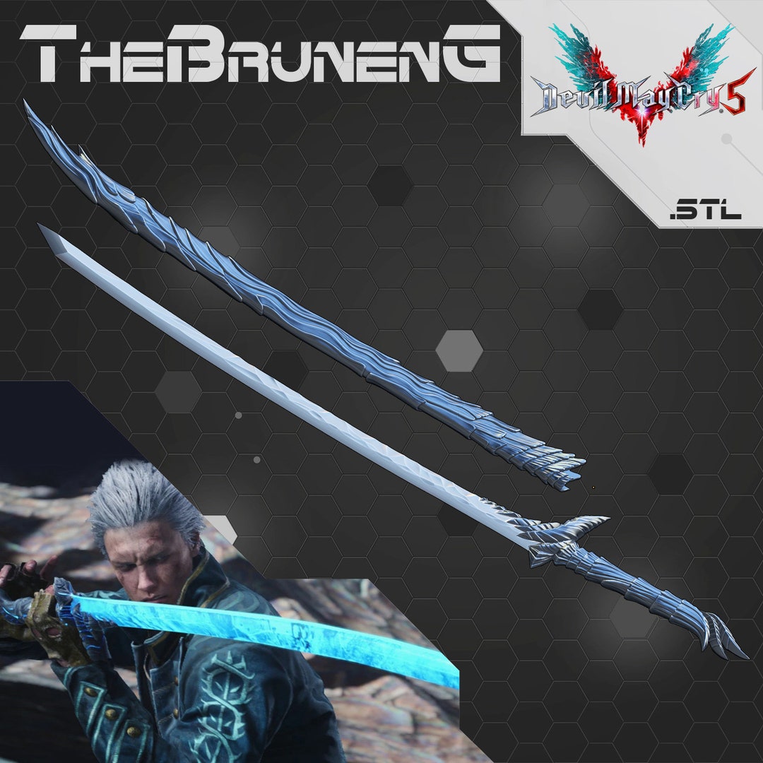 Vergil Devil Sword Devil May Cry 5 DMC5 Cosplay 3D Print File - Etsy