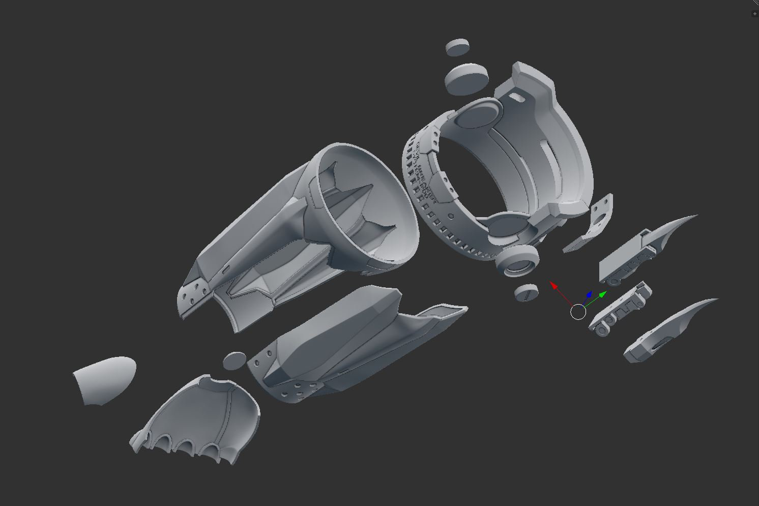 DMC5 Devil May Cry 5 Nero Devil Breaker Overture Arm Cosplay 3D Print ...