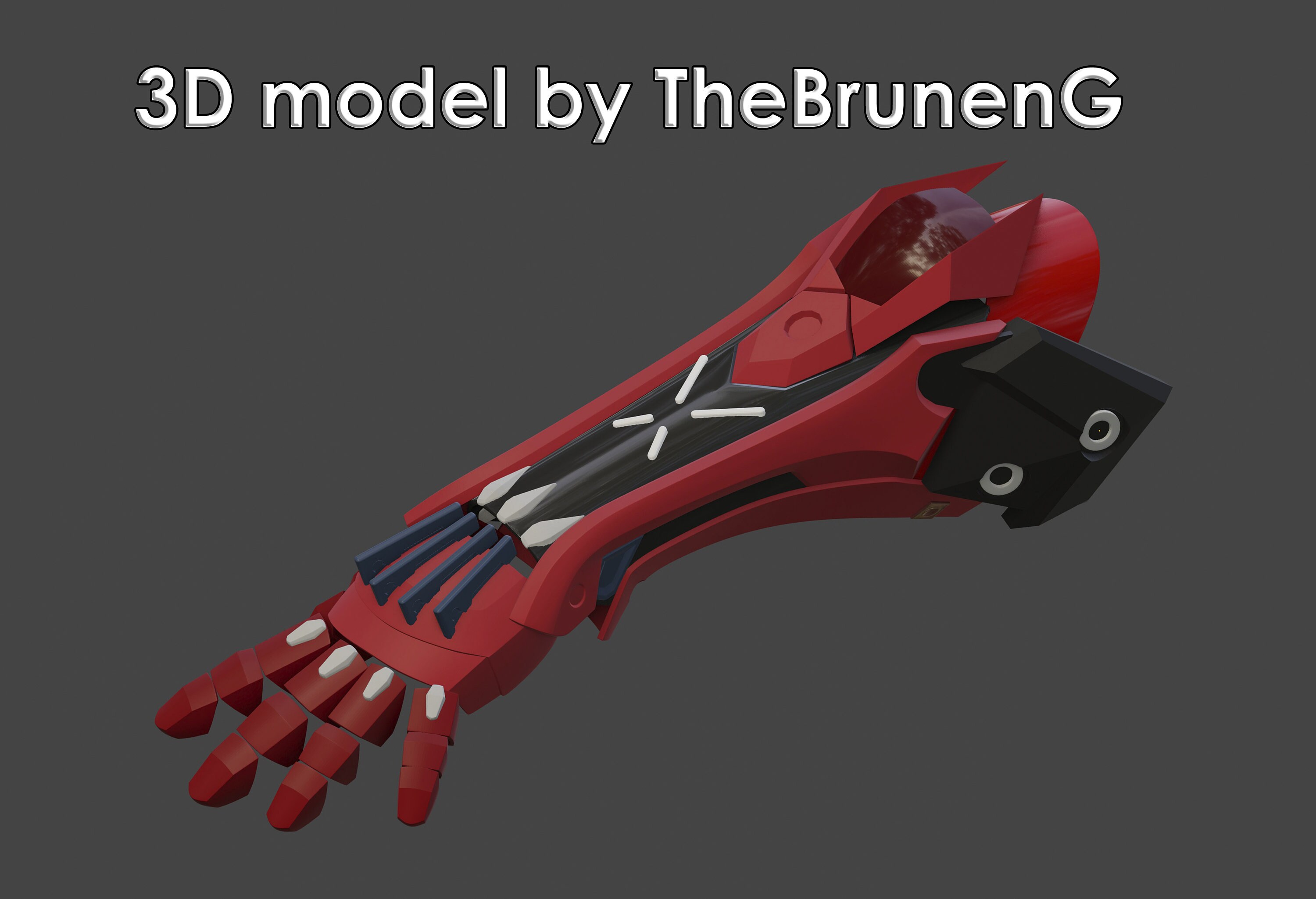 Honkai Impact 3rd Asuka Shikinami Langley Cosplay Arm 3D - Etsy Ireland