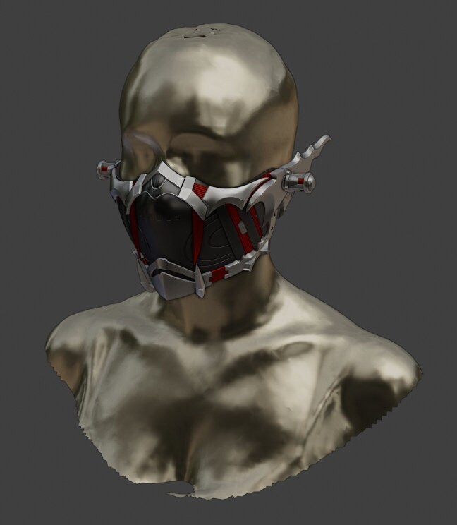 Code Vein Cosplay Mask 3D Print File - Etsy