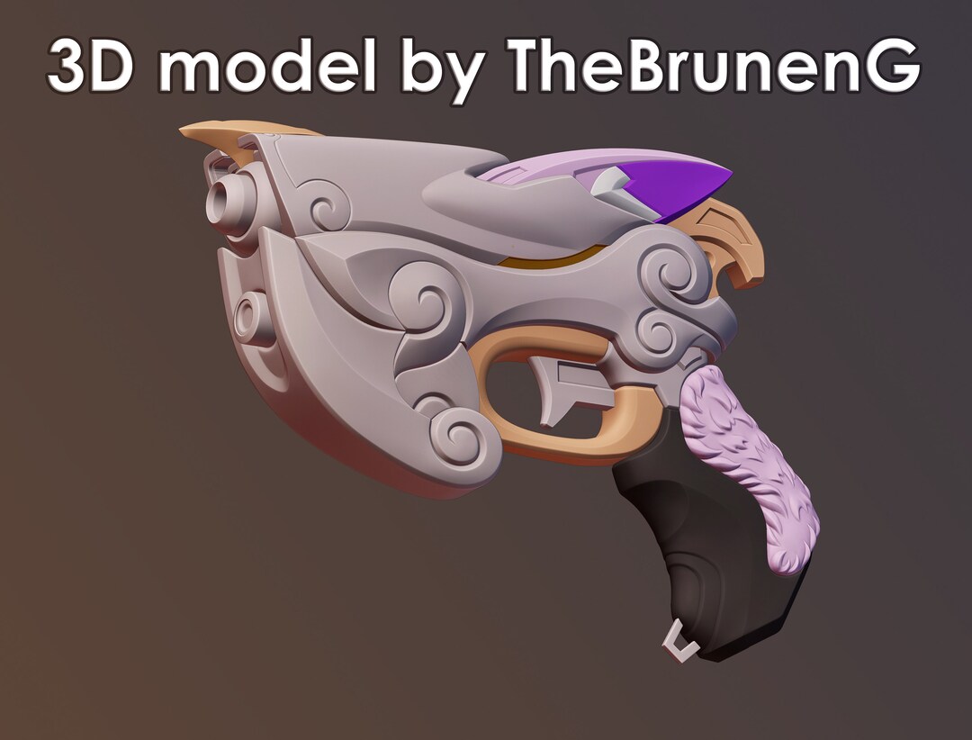 OVERWATCH DVa Shin-Ryeong Gun Cosplay 3D Druckdatei - Etsy Schweiz