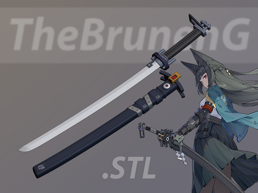 Hoshimi Miyabi Sword ZZZ Zenless Zone Zero Cosplay 3D Print Files - Etsy UK
