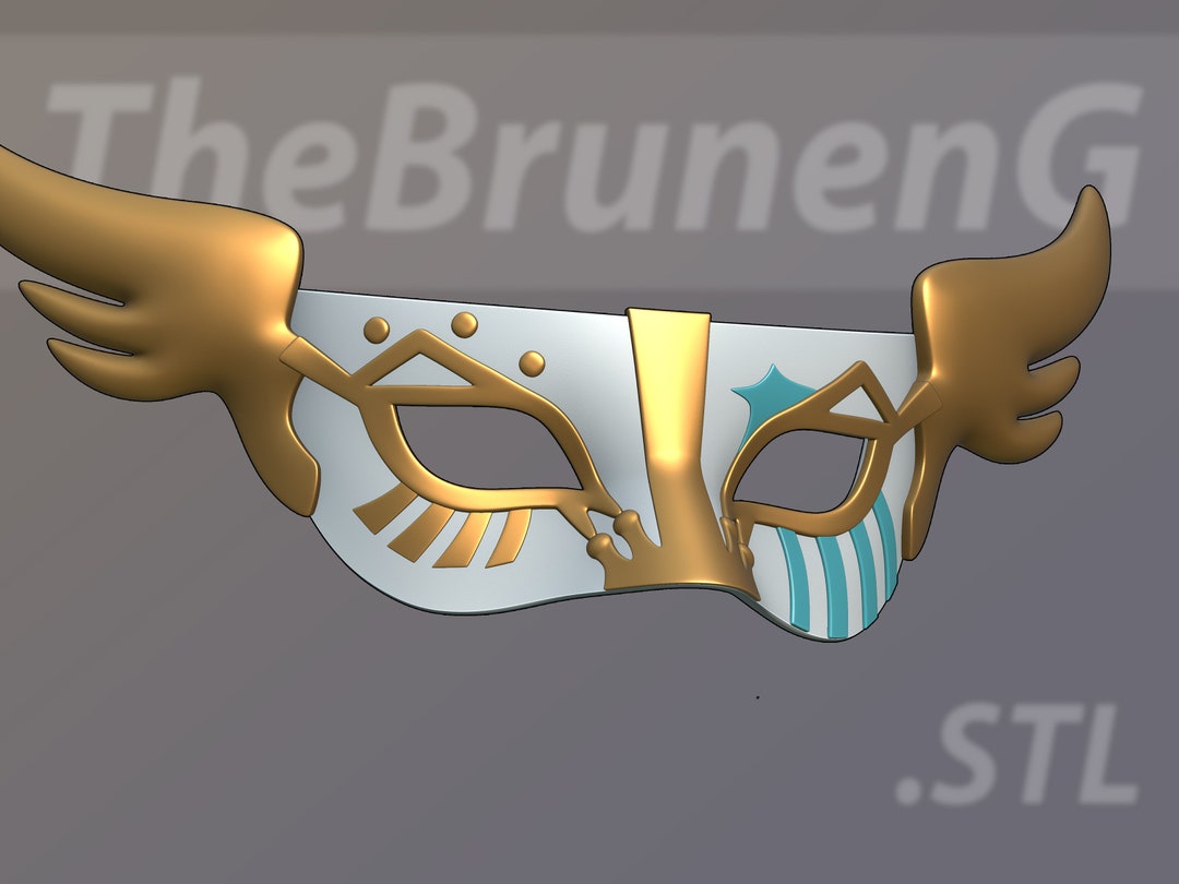 Allen Walker Mask D Gray-man Cosplay 3D Print Model - Etsy