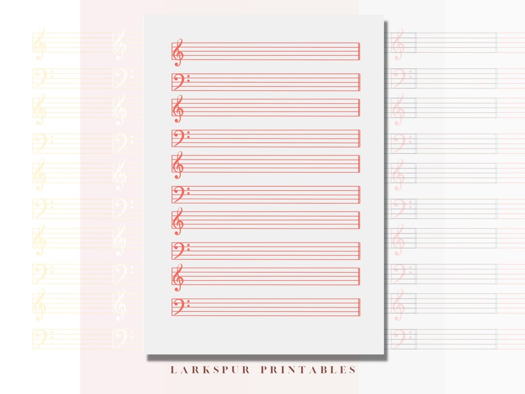 Sheet Music Print, Sheet Music Art, Vintage Sheet Music, Blank Music ...