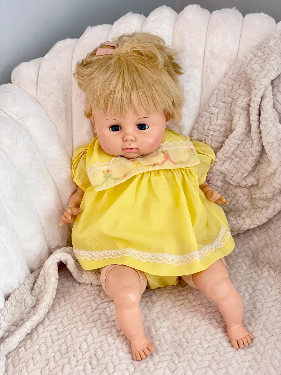 VINTAGE 70’s HORSMAN 256 Floppy Cloth Body Baby Doll Sleepy Eyes 70’s ...