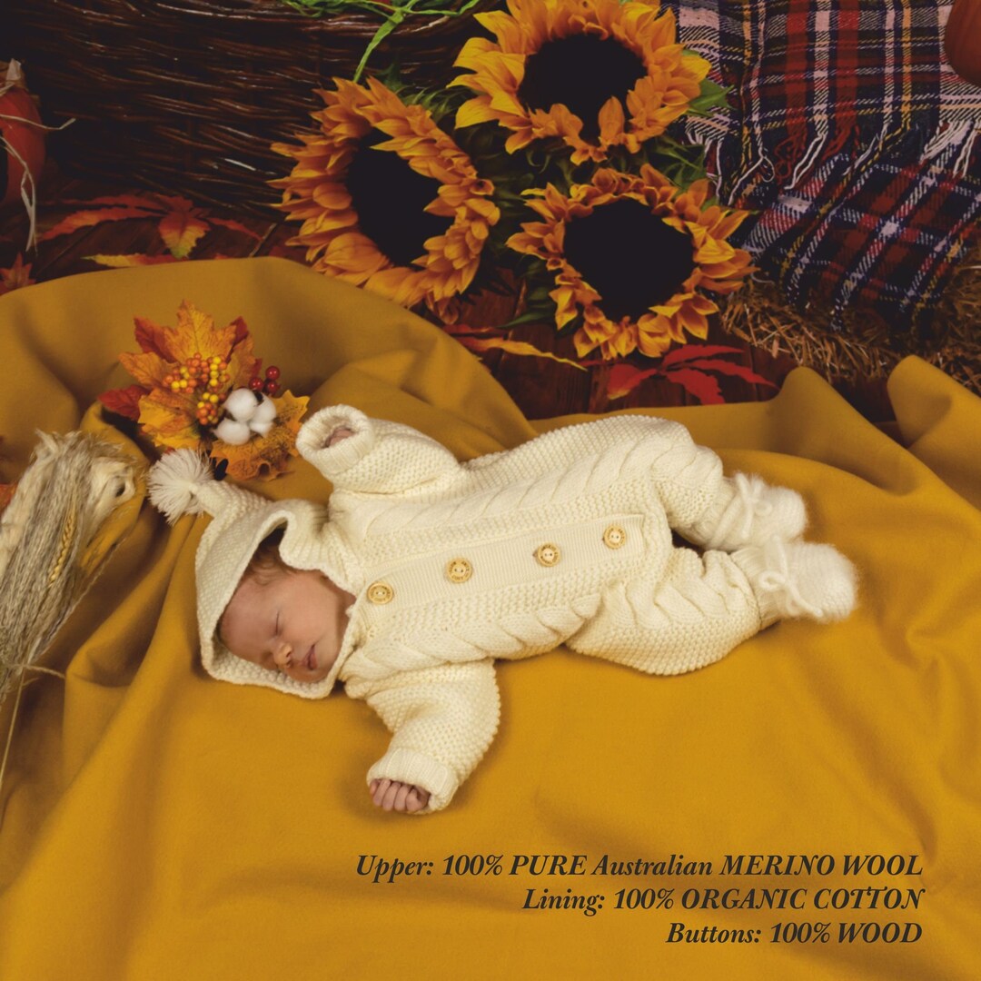 Two-layer Chunky Knit AUSTRALIAN MERINO WOOL Jumpsuit for - Etsy