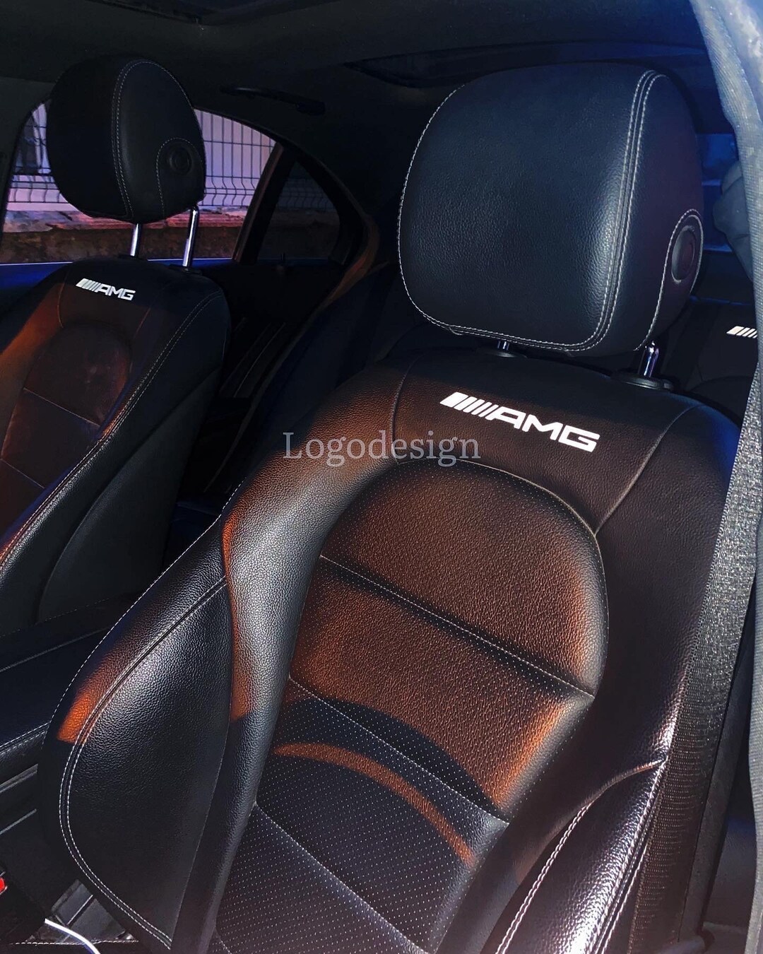 Mercedes Amg Seat Logo - Etsy