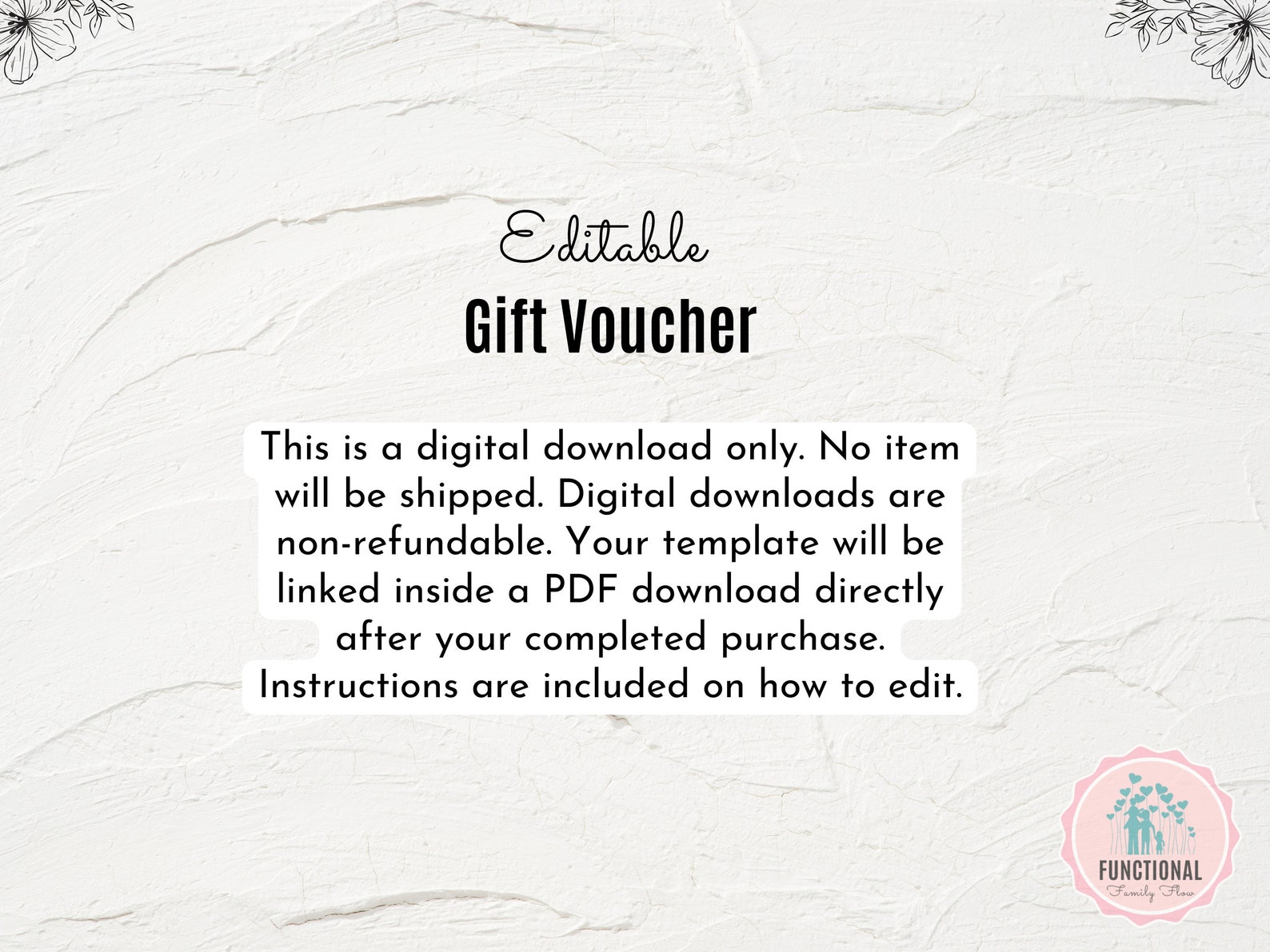 Custom Gift Certificate | Editable Gift Voucher Template | Create Your ...